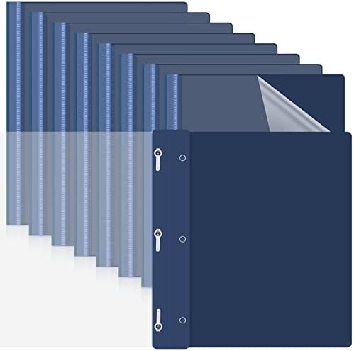 Amazon.com : Teling 48 Pcs Clear Front Report Covers with Prongs ...