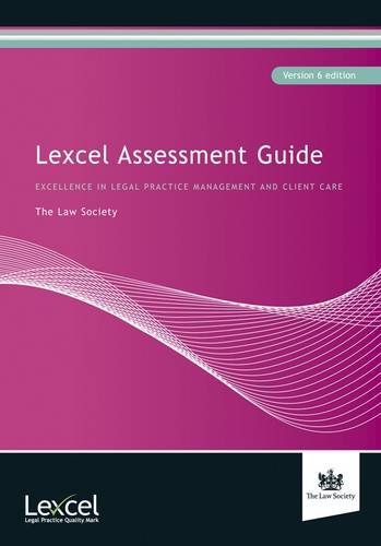 Buy Lexcel Assessment Guide: Practice Management Standards Book Online ...
