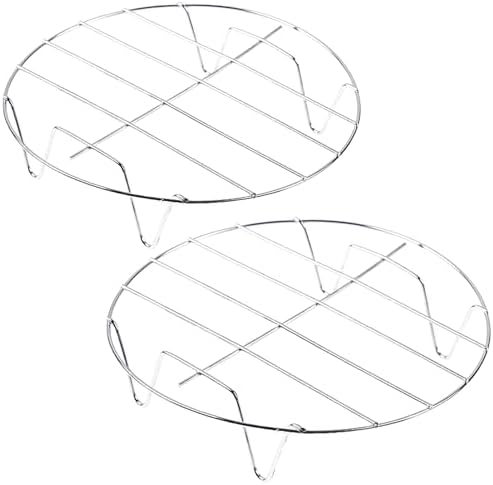 Amazon.com: Steaming Rack, 2 Pack 7 Inch Round Food Grade Stainless ...