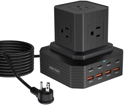 Amazon.com: GEEK FULLY Charging Station (100W), 13-in-1 USB C Power ...