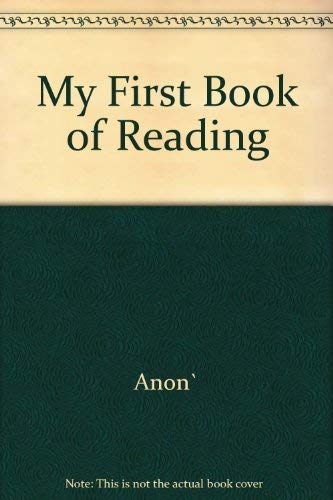 My First Book of Reading: Anon`: 9780710508850: Amazon.com: Books