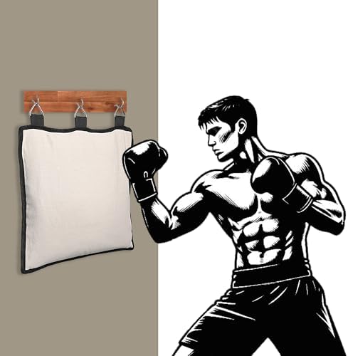 FunMart Premium Wing Chun Punching Wall Bag (Empty) - 16x16 Inch ...