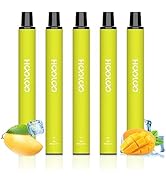 Amazon | HOOLOO 電子タバコ 使い捨て ベイプ vape 8000回吸引 24種風味 5本 爆煙 液漏れ防止 シーシャ 持ち運び ...