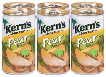 Amazon.com : Kern's Pear Nectar 6 pk - 5.5 Ounce (Total of 6 Cans ...