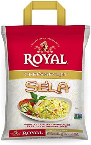 Amazon.com : Royal Chef’s Secret Parboiled Sella Extra Long Basmati ...