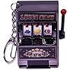 Fruit Slot Machine Keychain Lucky Charm Jackpot Keychains Mini Pendant ...