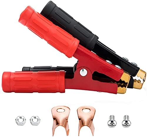 HuaLiSiJi Heavy Duty Crocodile Clips1000A Jump Leads Clamps Heavy Duty ...