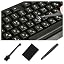 Hebrew Keyboard Stickers[5 in 1],3D Hebrew Keyboard Letter Replacement ...