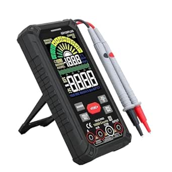 Smart Digital Multimeter 9999 Counts LCD Color Display DC AC Voltage ...
