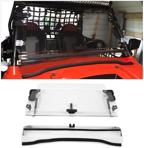 Amazon.com: KUAFU 2-IN-1 Flip Windshield Compatible with 2008-2023 ...