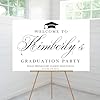 Amazon.com : Graduation Welcome Sign, Grad Party Sign, Modern ...