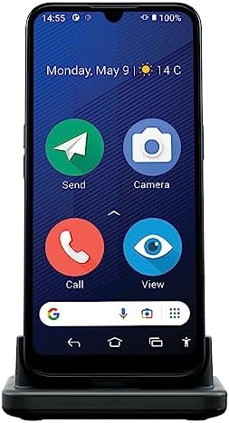 Easyfone T6 4G SIM-Free Easiest-to-Use Senior Mobile Phone | 4 Large ...