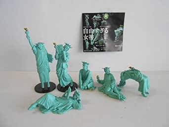 Amazon.co.jp: Goddess Too Liberty 6 Types Panda Hole Figure, Statue of ...
