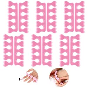 Amazon.com : Piriuuo 12 Pcs Sponge Toe Separators for Pedicure, Soft ...