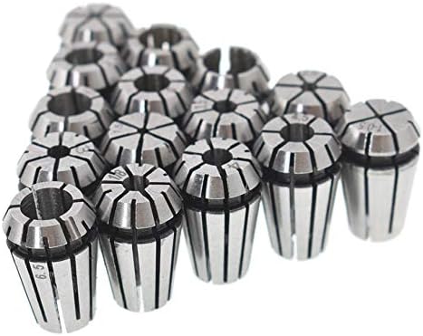 findmall 15Pcs ER11 Accuracy Spring Collet Set 1-7MM and 1/8,1/4-Inch ...