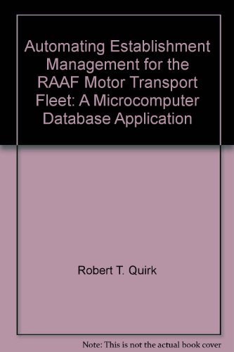 Amazon.in: Buy Automating Establishment Management for the RAAF Motor ...