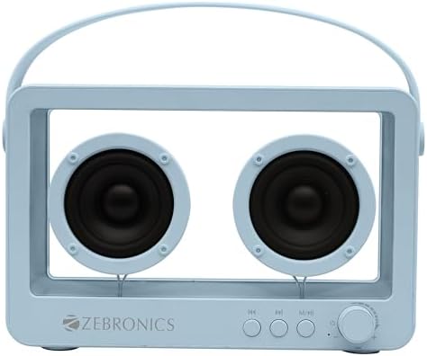 ZEBRONICS Sound Feast 75, Portable Bluetooth Speaker, 14 Watts, 10 ...