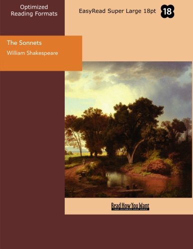 Amazon.com: The Sonnets (EasyRead Super Large 18pt Edition ...
