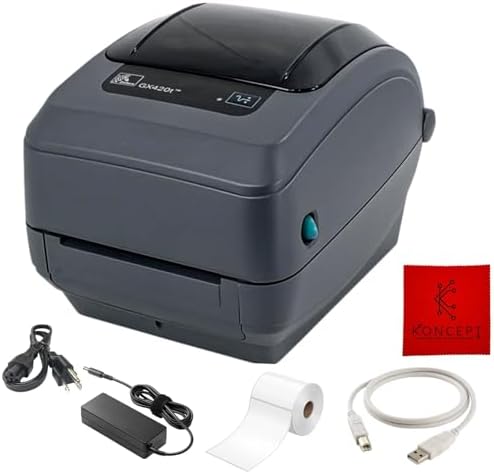 Amazon.com : GX420T Zebra Direct Thermal Printer for Labels, Receipts ...