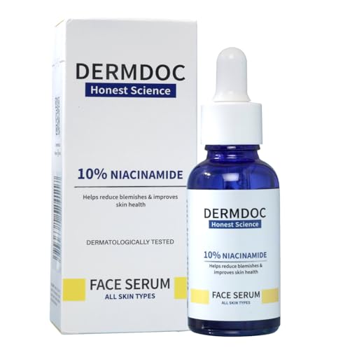 DermDoc 10% Niacinamide Face Serum, 30ml | All Skin Types | Controls ...