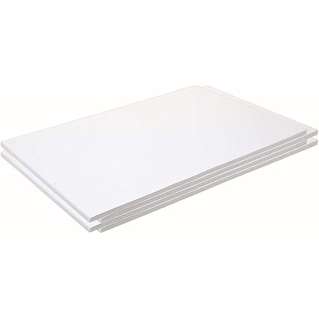 Amazon.com: Construction Paper,White,12 inches x 18 inches,200 Sheets ...