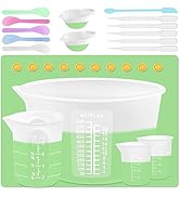 Amazon.com: Silicone Measuring Cups for Resin Supplies - Kit With 600ml ...