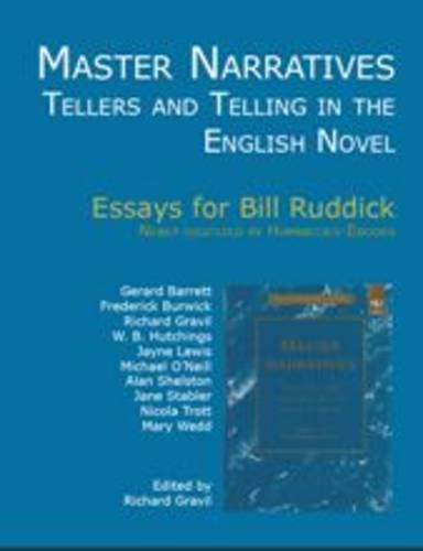 Master Narratives: Tellers and Telling in the English Novel: Richard ...