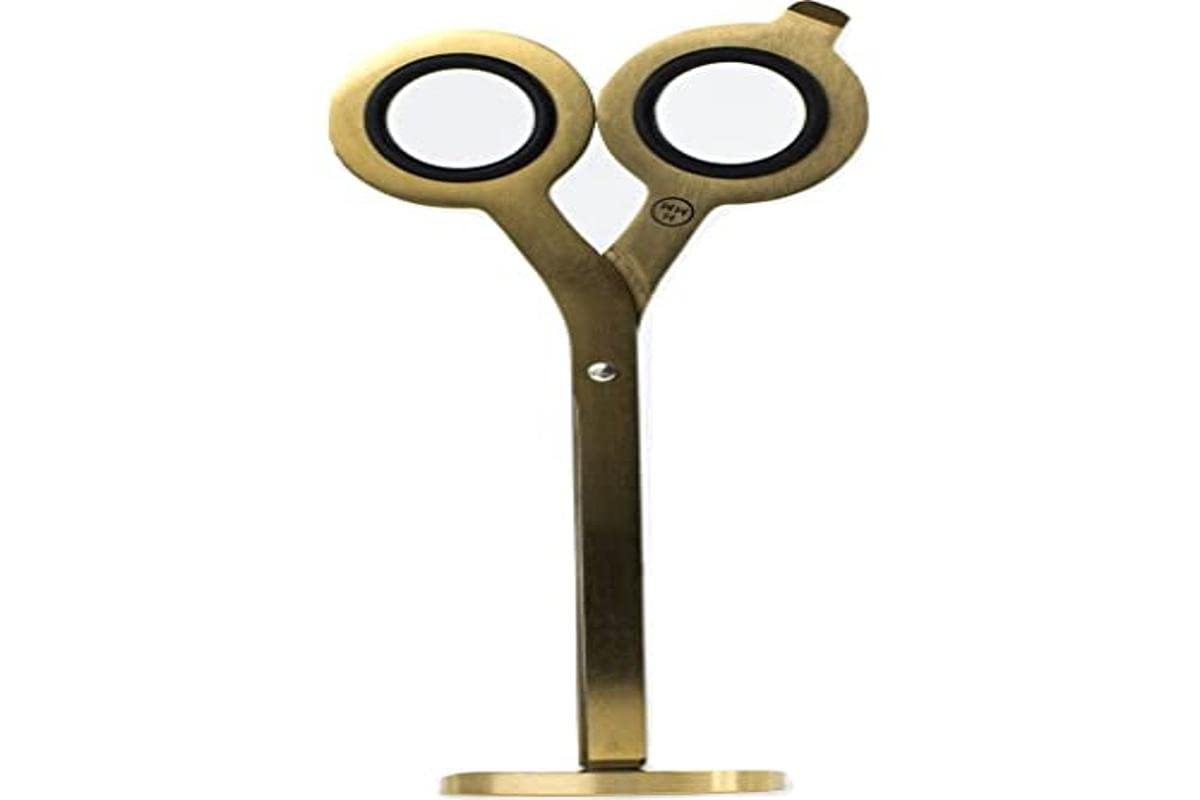 Minimalist Box Cutter Scissors with Base, Gold : Amazon.in: Home & Kitchen