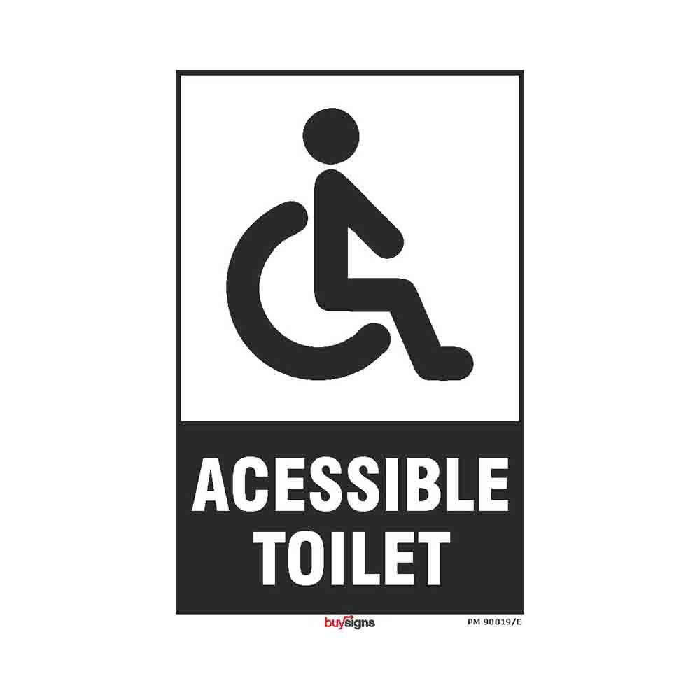 Buysigns.in - Accessible Toilet Sign Board - Barrier Free Washroom ...