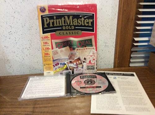 Amazon.com: PrintMaster Gold Publishing Suite 4.0 : Software