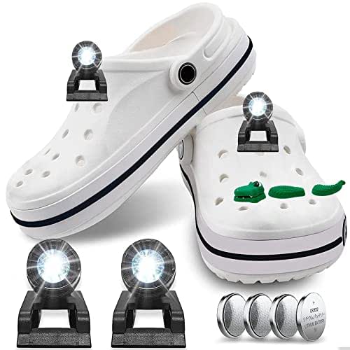 Amazon.com: 2Pcs Headlights for Crocs, Headlights for Shoes LED Light ...