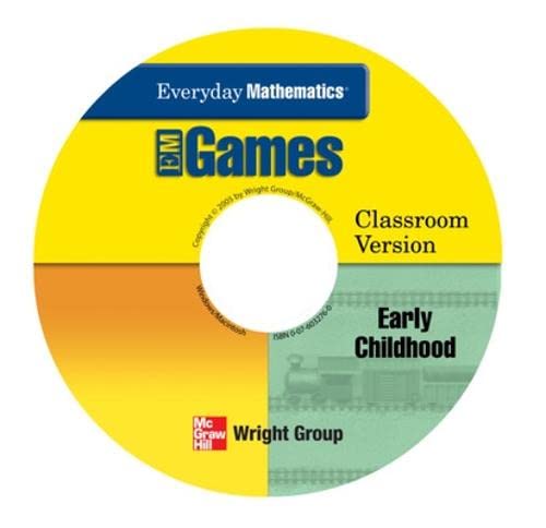 Everyday Mathematics, Grades PK-K, Early Childhood CD Class Games ...