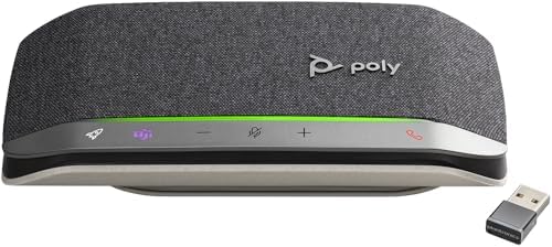 Amazon.com: Poly Sync 20 USB-C Personal Portable Smart Speakerphone ...