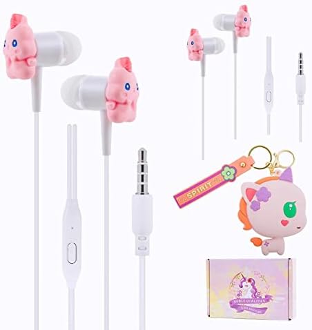 Amazon.com: Kids Earbuds 2 Pack Unicorn Earbuds for Kids Cute in-Ear ...