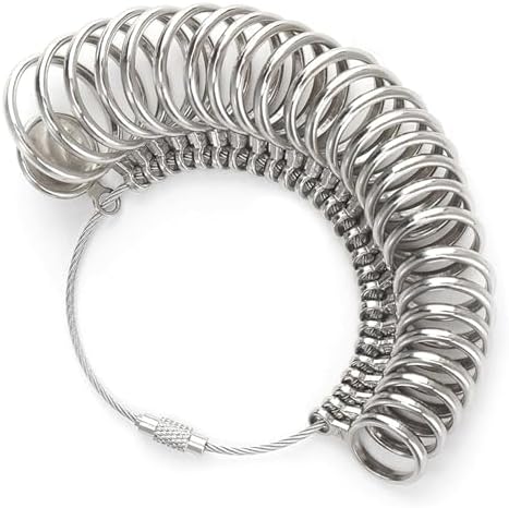 Ring Sizer Ring Measurement Tool Gauge Set for Men and Women, Perfect ...