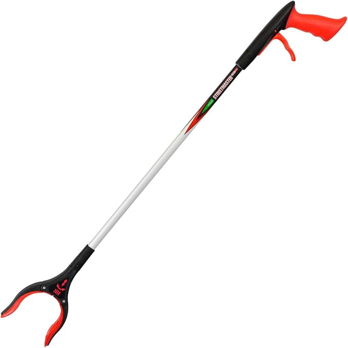 The Helping Hand Company Street Master PRO Gel Litter Picker 33”/85cm. Heavy Duty Litter Picker ...
