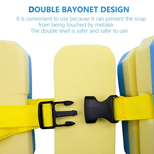 Swim Training Belt, EVA Buoyancy Back Float Safety Belt with Adjustable Buckle, Floating ...