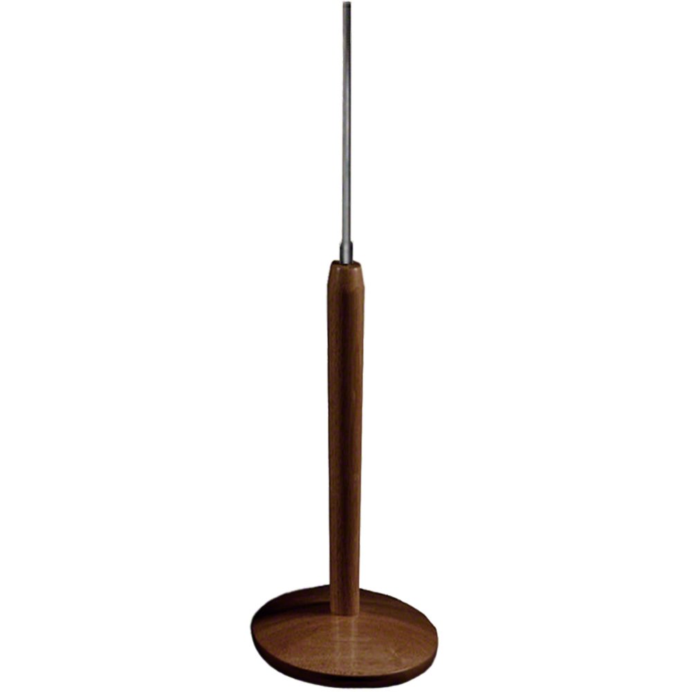 Amazon.com: Contemporary, Circular-Base Stand, Walnut, 5/8" Diameter ...