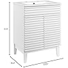 Amazon.com: Modway Render Vanity with Sink-Floor, 24 Inch, White White ...