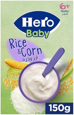 Hero Baby Rice and Corn cereal 150 gm: Buy Online at Best Price in ...