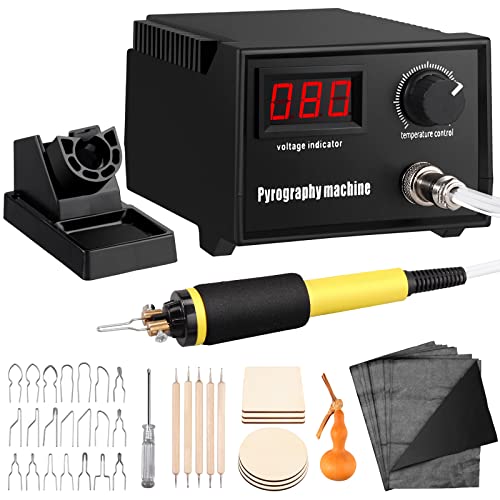 Buy Proster Pyrography Wood Burning Kit, Temperature Adjustable ...
