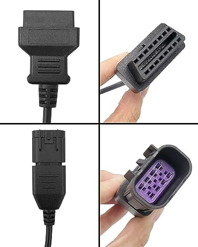 Snapklik.com : 16 Pin Female To 8 Pin Diagnostic Connector Fit For ...