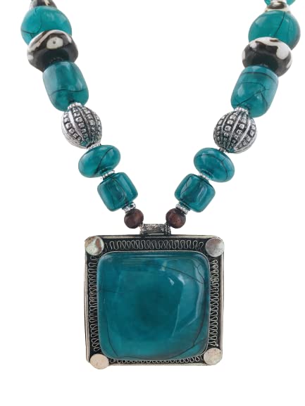 Buy Sattyaki Antique Silver Oxidised Tribal Tibetan Bohemian Jewellery ...