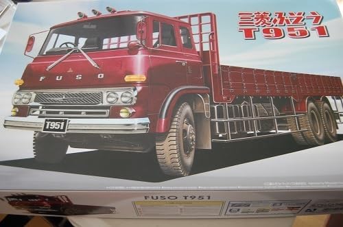 Amazon.co.jp: R 1/32スケール 三菱ふそう T951 後期型平ボデー ヘビーフレイト プラモデル アオシマ プラモ No ...