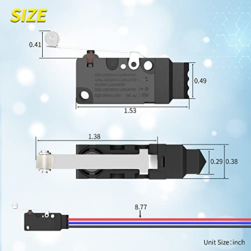 Snapklik.com : Joinfworld Waterproof Micro Limit Switch