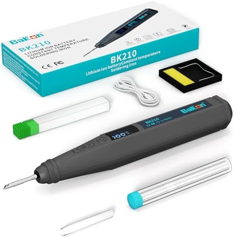 Amazon.com: AIGOGO Cordless Soldering Iron Kit, Portable Soldering Pen ...
