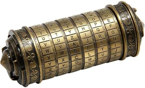 Amazon.com: yofit Da Vinci Code Mini Cryptex Lock Puzzle Box ...