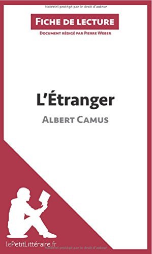 Amazon.fr - L'Étranger d'Albert Camus (Fiche de lecture): Résumé ...