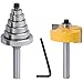 Aussel 6.35mm 1/4 Inch Shank Rabbeting Router Bit, T-Slot Rabbet Router ...