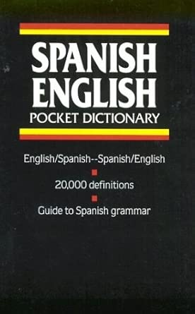 Spanish English Pocket Dictionary: 9780395677698: Amazon.com: Books